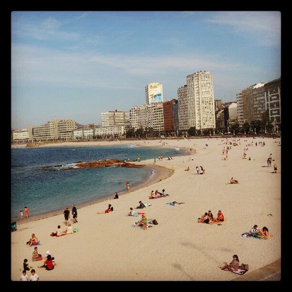 Praia de Riazor - La Coruña, Galicia