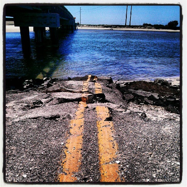 Hurricane Irene Inlet - River in Rodanthe