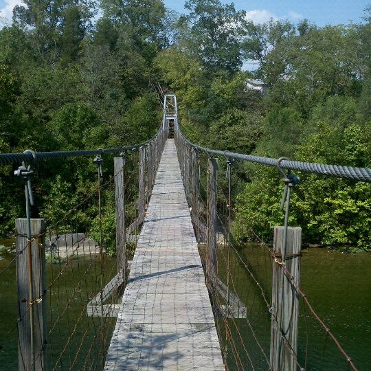 Narrow Passage Swinging Bridge
