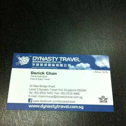 Dynasty Travel International Pte Ltd - Singapore River - 35 New Bridge ...