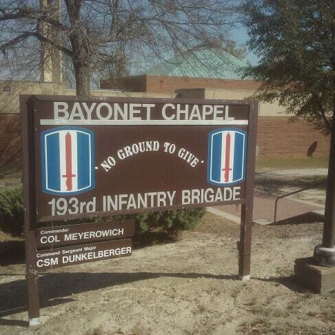 Bayonet Chapel, 193rd Brigade, Fort Jackson - Southeastern Columbia ...