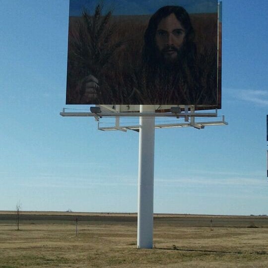 Creepy Wheat Jesus - Colby, KS