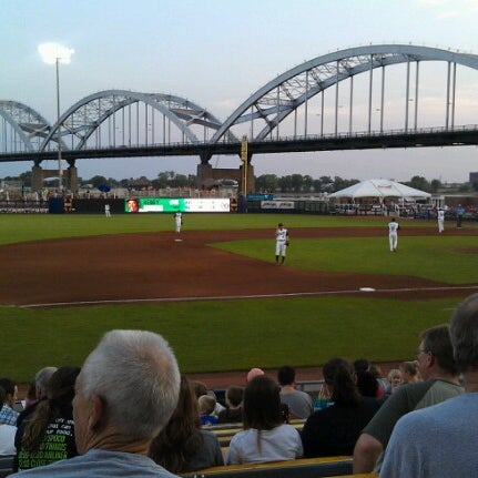 Modern Woodmen Park - Baseball Stadium in Downtown Davenport