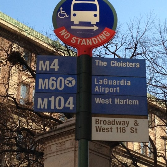 MTA Bus - 116th & Broadway (M4/M60/M104) - West Harlem - Columbia ...