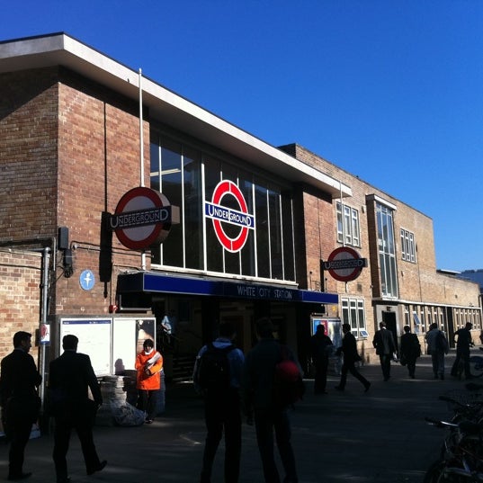 White City London Underground Station - College Park and Old Oak - Wood Ln