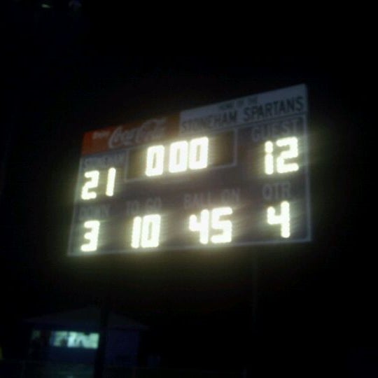 Stoneham H.S. football field and track - 149 Franklin St