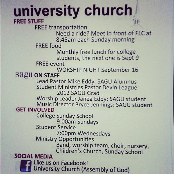 Photos at Southwestern Assemblies of God University (SAGU) - 6 tips