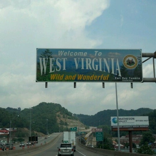 Photos at Ohio/West Virginia State Line - Border Crossing in Wheeling