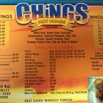 Photos at Ching's Wings - 1264 Getwell Rd