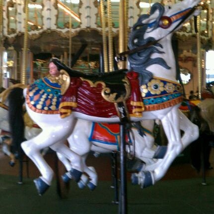 Looff Carousel - Theme Park Ride / Attraction in Santa Cruz Beach Boardwalk