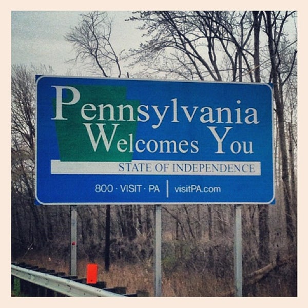 Ohio / Pennsylvania State Line - Border Crossing