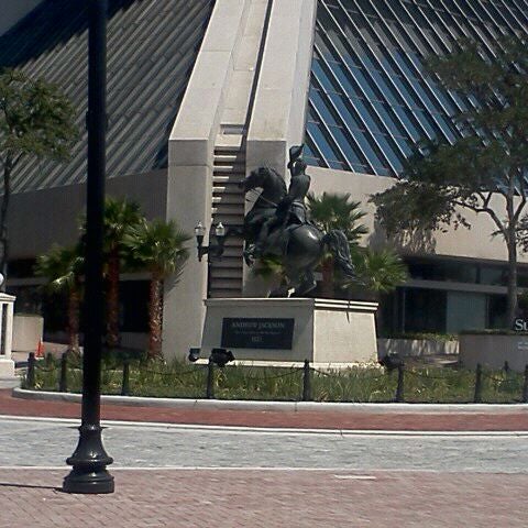 Andrew Jackson Statue - Sculpture Garden in Downtown Jacksonville