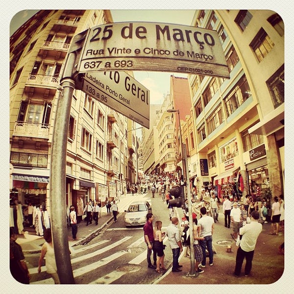 Rua 25 de Março - Road in Sé