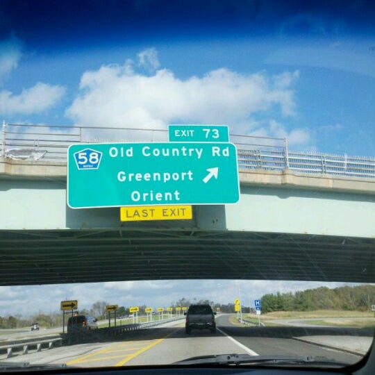 Long Island Expressway at Exit 73 - Riverhead, NY