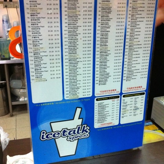ice talk xpress - Bubble Tea Shop in Singapore