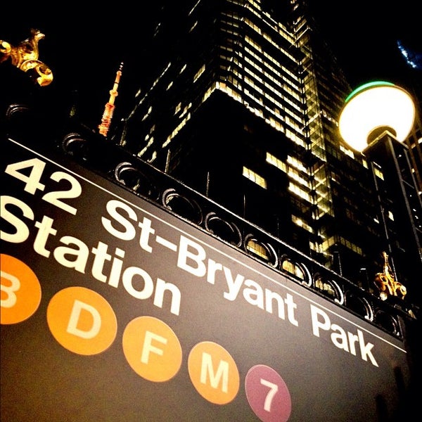MTA Subway - 42nd St/Bryant Park (B/D/F/M/7) - Midtown East - 20 tips