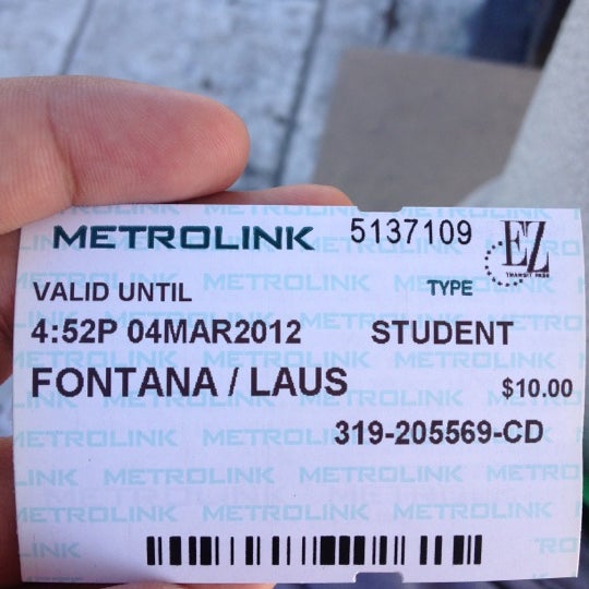 Photos at Metrolink Fontana Station - Downtown Fontana - 16777 Orange Way
