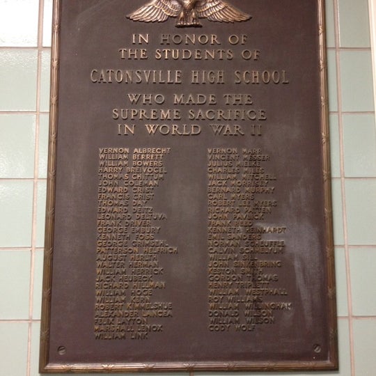 Photos at Catonsville High School - High School