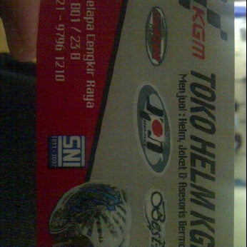 Toko Helm KGM , Kelapa Gading - Toko Perbaikan Otomotif di Jakarta Utara