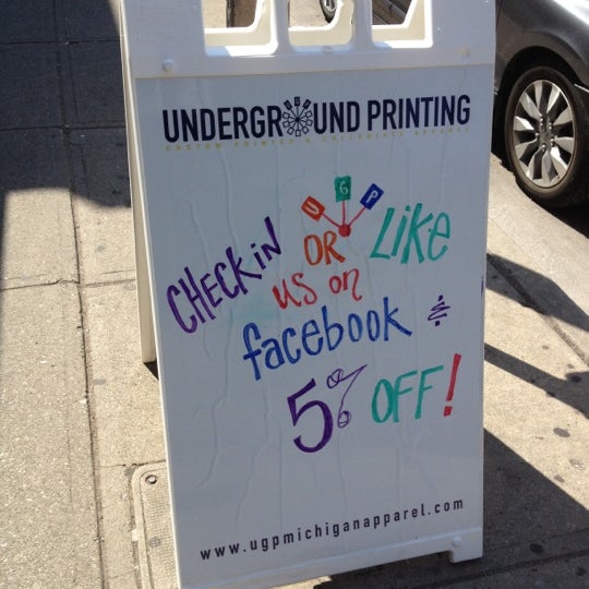 Underground Printing - Clothing Store in Downtown Ann Arbor
