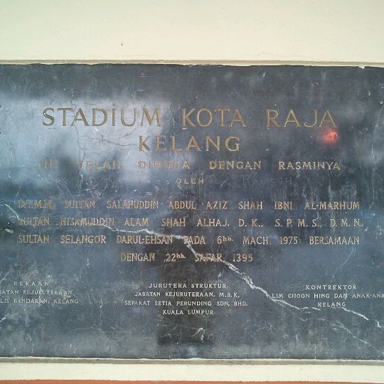 Stadium Kota Raja Klang (Padang Sultan Sulaiman) - 16 tips