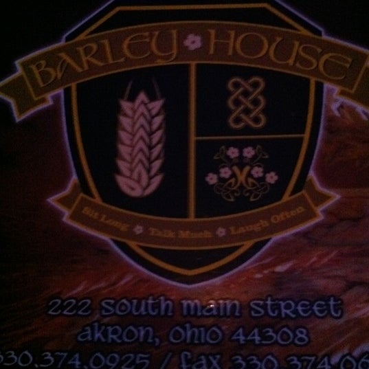 Barley House - Downtown Akron - 222 S Main St