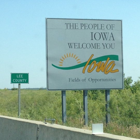 Iowa/Missouri State Line - HWY 27