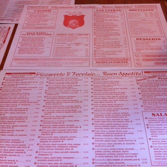Photos at Il Focolaio - Pizza Place in Ville-Marie