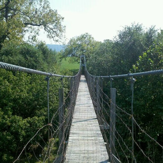 Narrow Passage Swinging Bridge