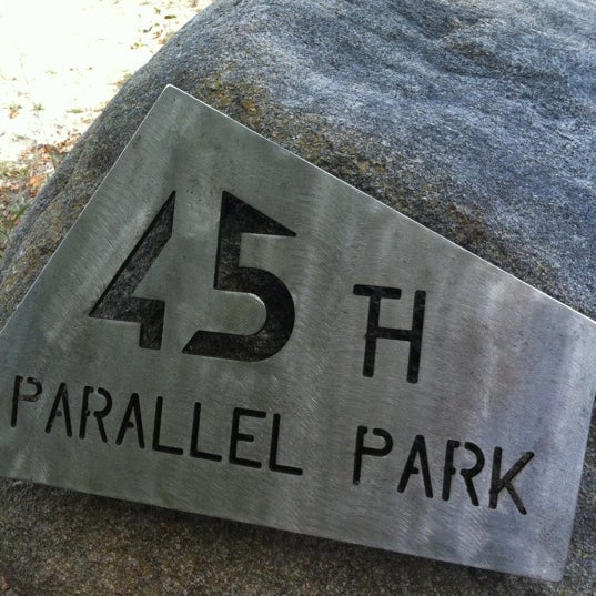 The 45th Parallel--Halfway Between North Pole & Equator - Monument in ...