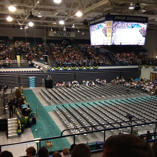 Photos at Trask Coliseum - College Basketball Court in Wilmington