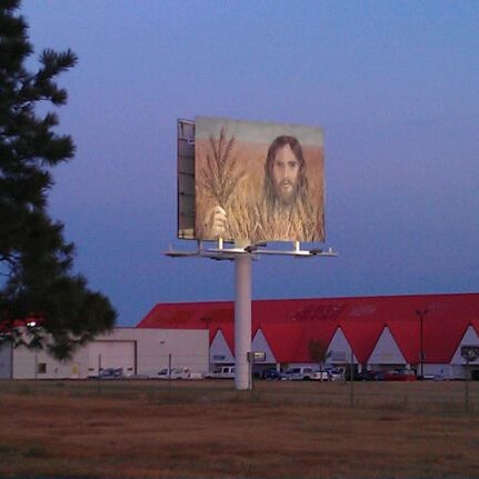 Creepy Wheat Jesus - Colby, KS