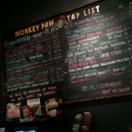 Monkey Paw Pub & Brewery (Now Closed) - East Village - San Diego, CA