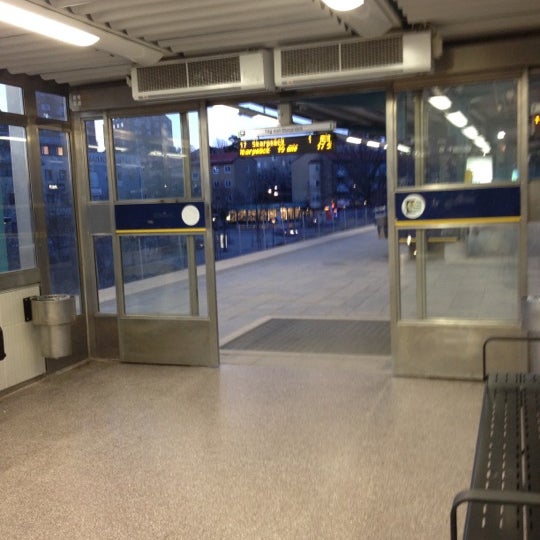 Björkhagen T-Bana - Metro Station in Stockholm