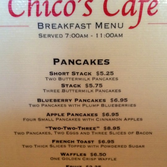 Chico's Cafe (Now Closed) - American Restaurant