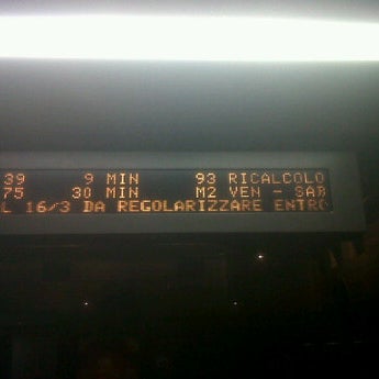 Fermata ATM Stazione Lambrate M2 [19] [54] [93] [924] - Città Studi - 1 tip