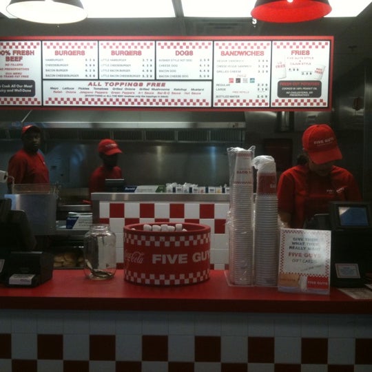Five Guys (Now Closed) - 8 tips