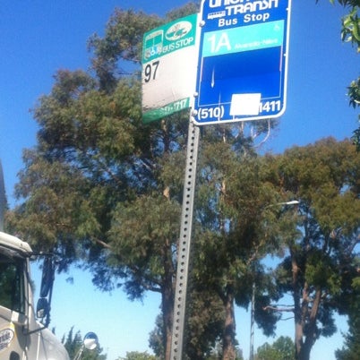 AC Transit Bus Stop (97) - Union City, CA