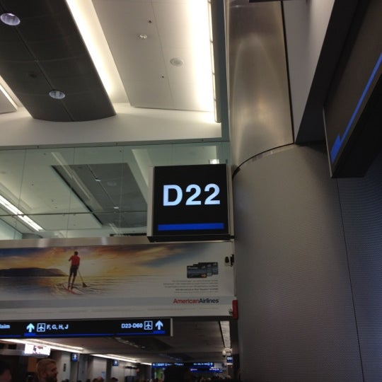 Gate D22 - Airport Gate in Miami International Airport
