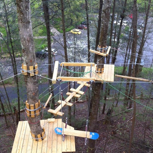 Gatlinburg Ziplines Treetop Aerial Adventures - Scenic Lookout