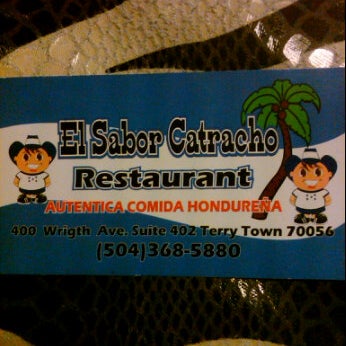 El Sabor Catracho Restaurant "Auténtica Comida Hondureña" - Spanish ...