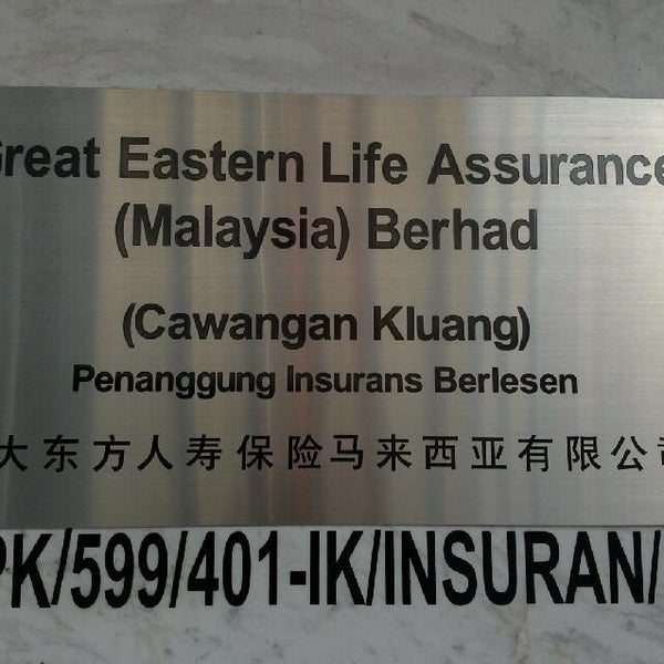 Great Eastern Life Insurance - Kluang, Johor