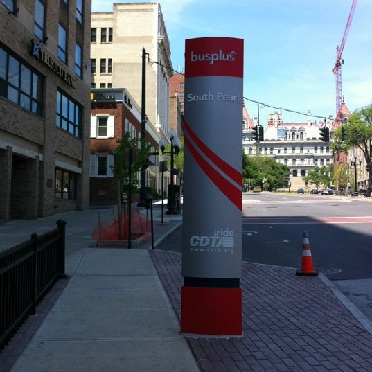 CDTA South Pearl Bus Stop (110 State) - Downtown Albany - 3 tips