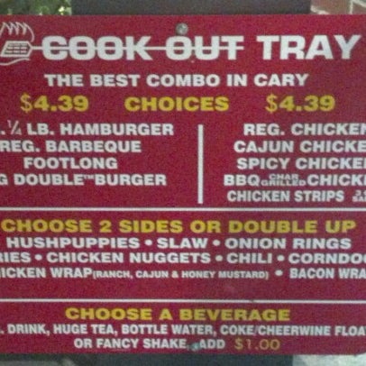 Cook Out - Burger Joint in Cary
