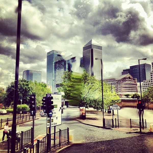 Westferry DLR Station - Limehouse - London, Greater London