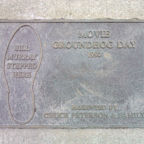 Bill Murray Stepped Here -- The Puddle From "Groundhog Day" - Downtown ...