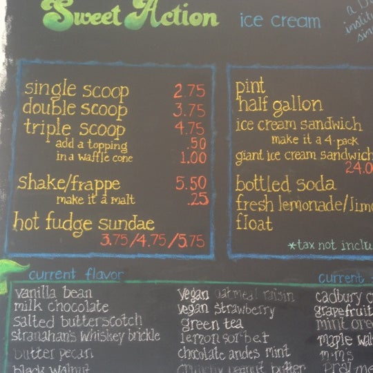 Photos at Sweet Action Ice Cream - Ice Cream Shop in Central Denver