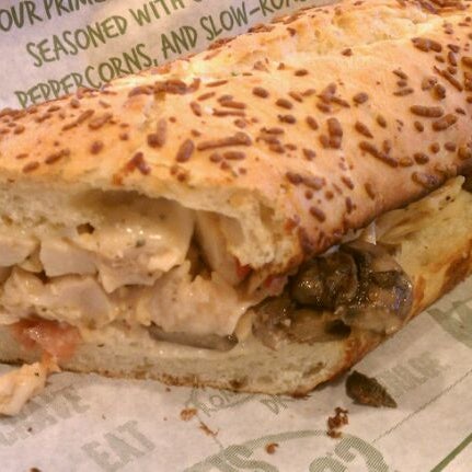 Chicken Carbonara Quiznos