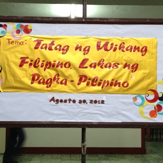 Tatag Ng Wikang Filipino Lakas Ng Pagka Pilipino Slogan