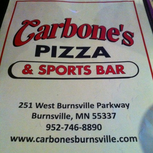 Carbones Pizza - Burnsville, MN